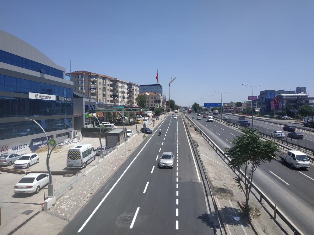 Gebze'deki o caddenin yol çizgileri çizildi! - Gazete Gebze - Son ...